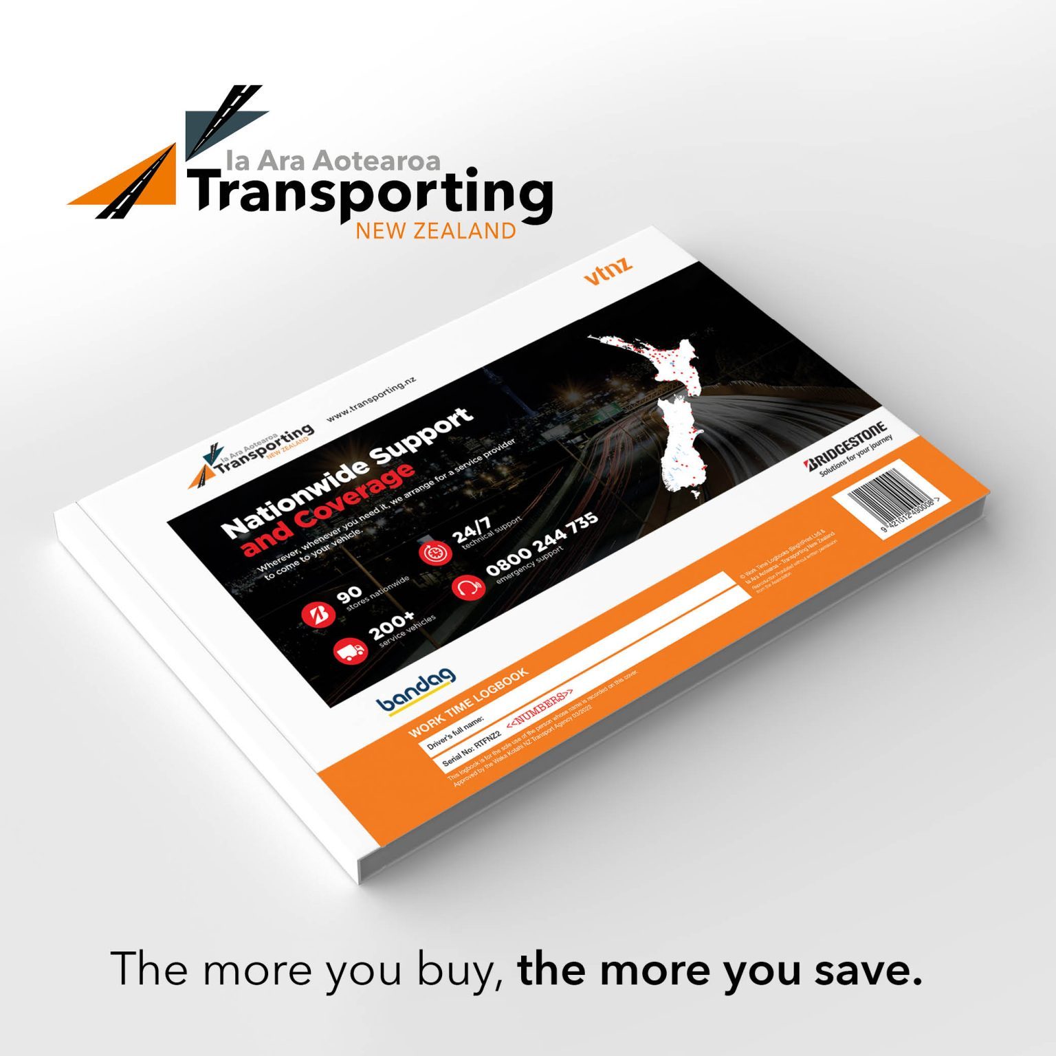 Log Books A4 - Ia Ara Aotearoa Transporting New Zealand Inc