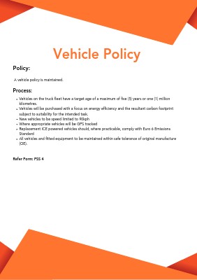 Vehicle-Policy - Ia Ara Aotearoa Transporting New Zealand Inc
